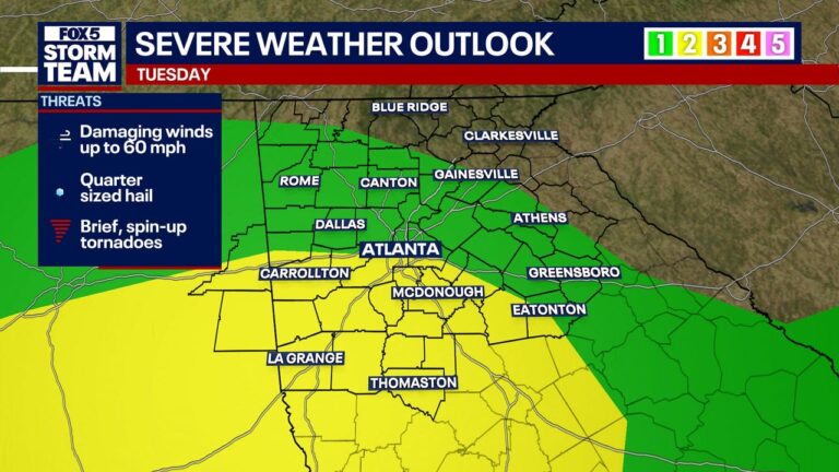 Weather alert: Hail, heavy rain, and wind possible on Tuesday – CONVEN ...