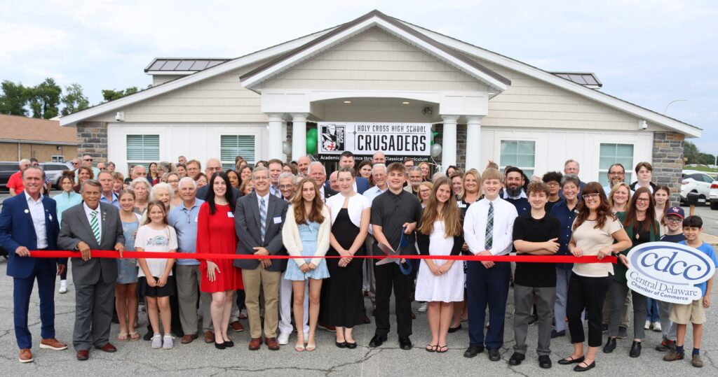 New Holy Cross High School celebrates milestone with ribbon-cutting ...