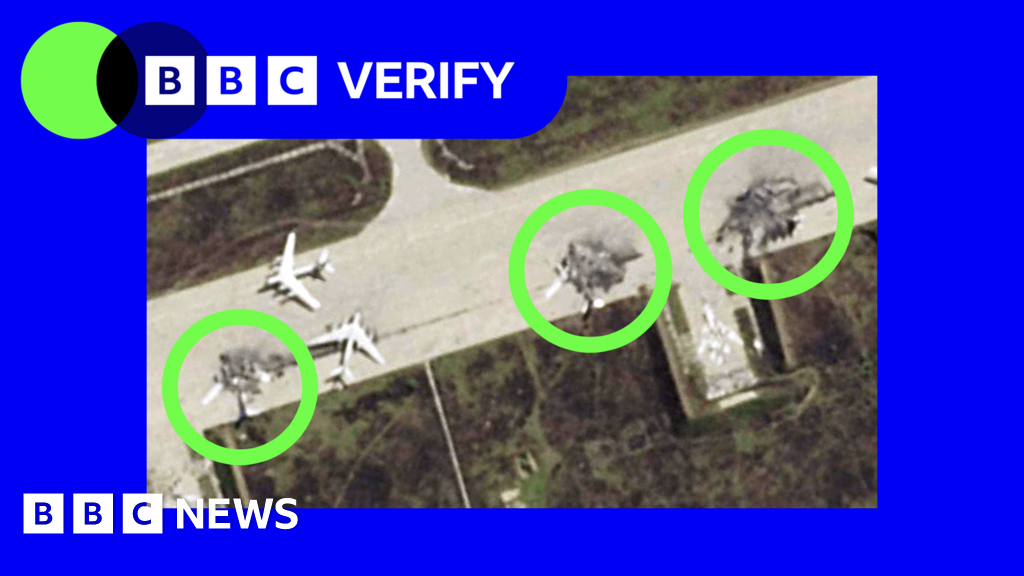 Satellite images show Russian bombers destroyed in Ukraine attack ...