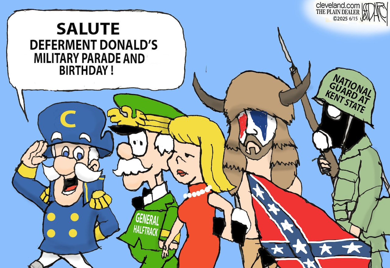 Trump Military Parade: Darcy cartoon – CONVEN.ORG | HOME