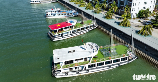 Ha Long Bay tourist boats banned from departing as typhoon Wipha nears ...