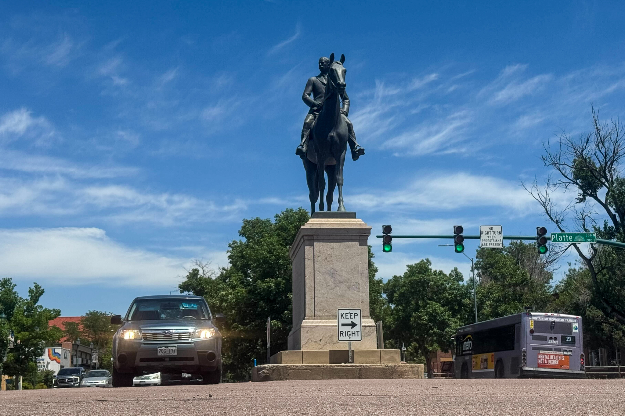 How one Colorado Springs intersection and a bronze monument became a ...