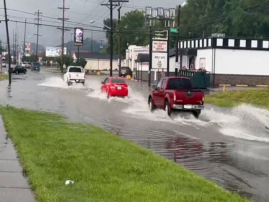 Severe weather causes flash floods, road damage, and fallen trees ...