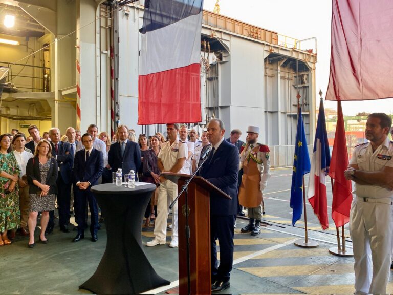 French Naval Ship Docks in Casablanca for Joint Training Program ...