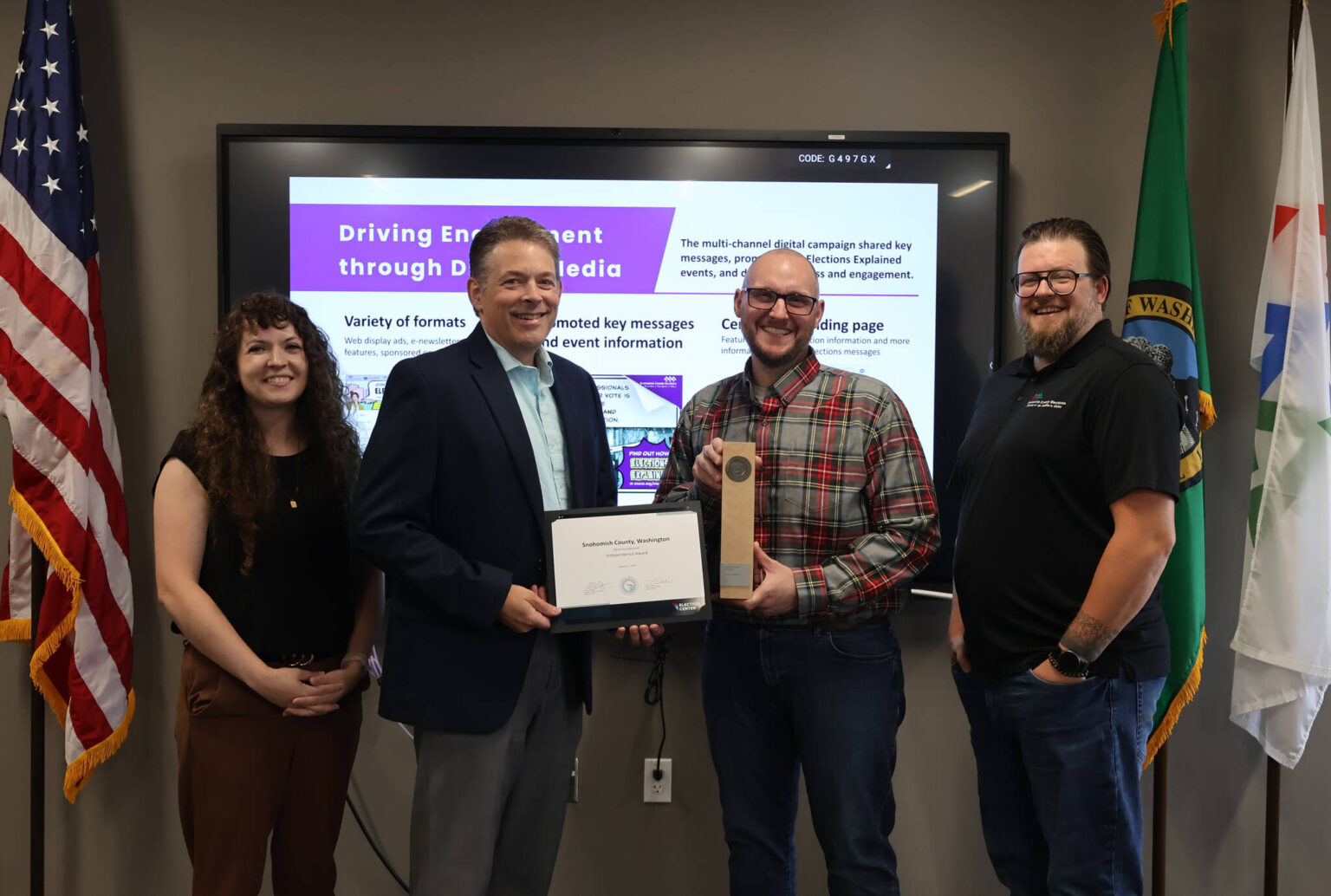 Snohomish County Elections awarded for “outstanding service” – CONVEN ...