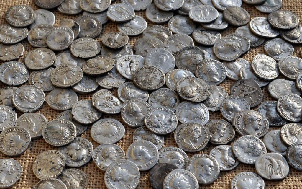 Hoard of 2,000-Year-Old Roman Silver Coins Discovered in Germany ...