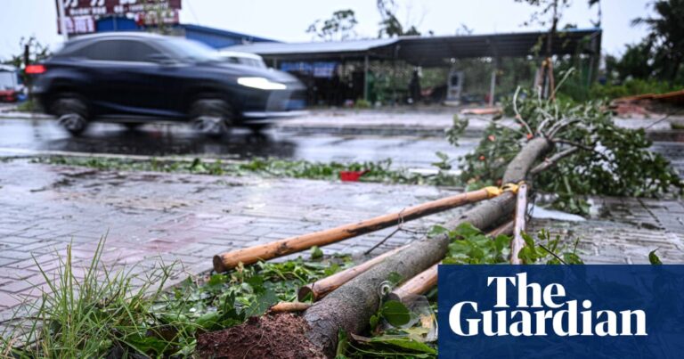 Weather tracker: Typhoon Matmo batters southern China | Environment ...