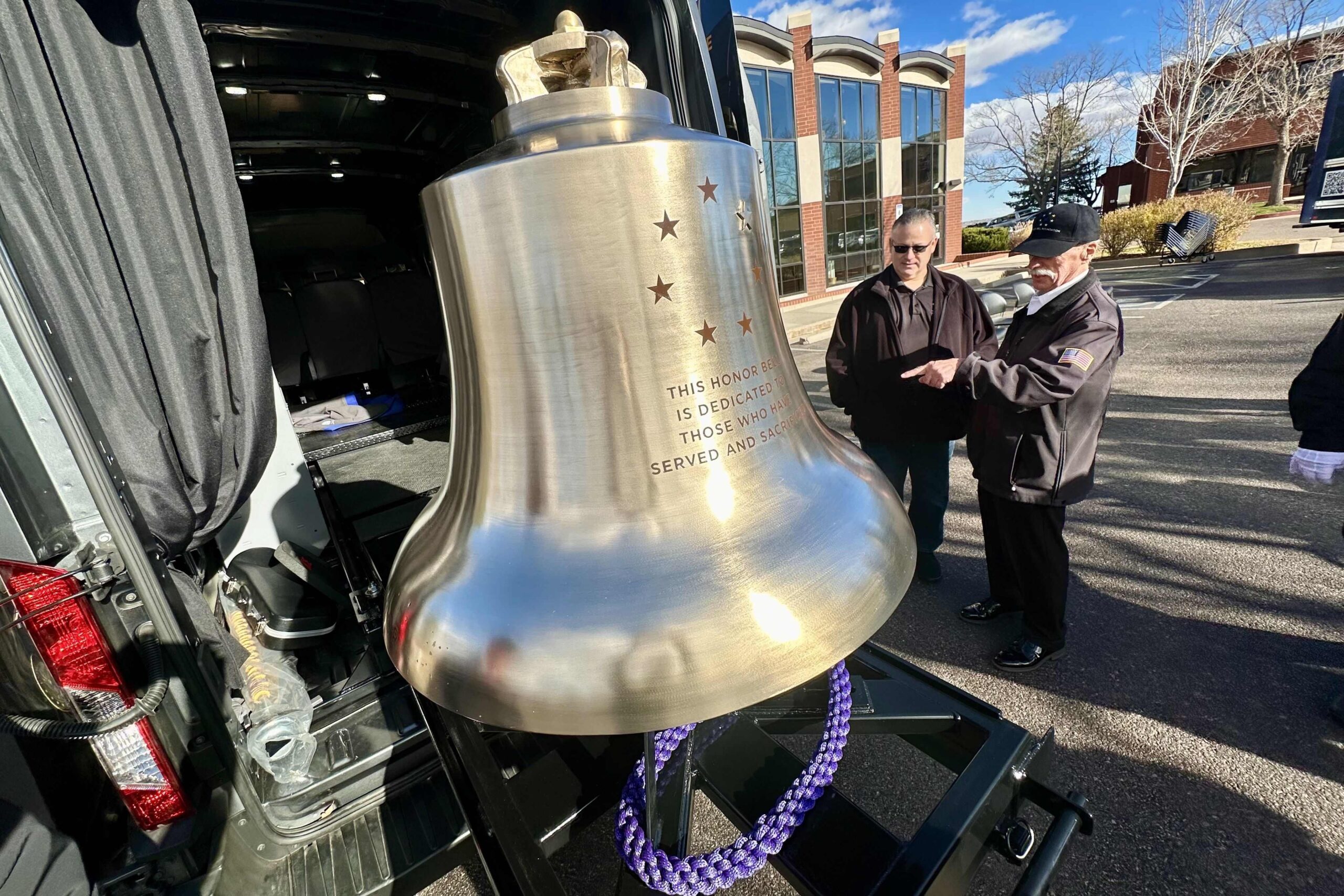 A half-ton bronze bell has been cast to toll at Pikes Peak National ...