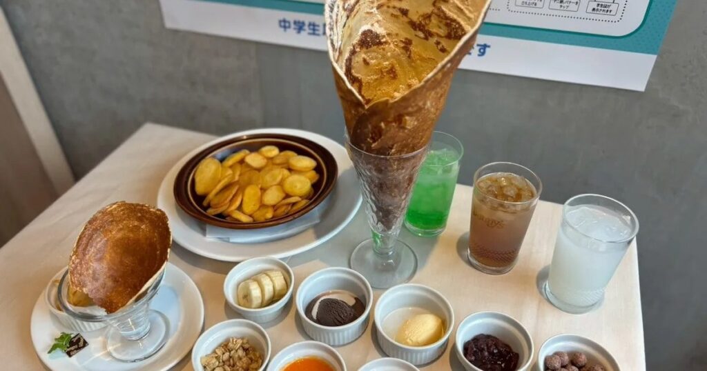 Denny’s Japan launches a giant customizable crepe for students – CONVEN ...