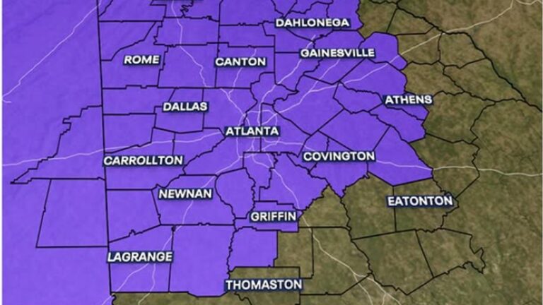 Freeze Warning for North Georgia: Arctic blast brings cold, gusty winds ...
