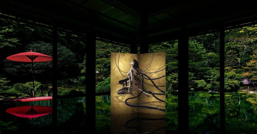 Cyberpunk anime meets traditional culture in Ghost in the Shell gold ...