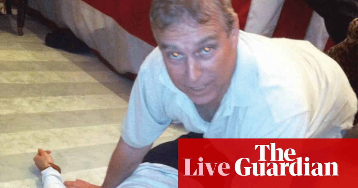 Epstein files latest: photos appear to show former prince Andrew ...