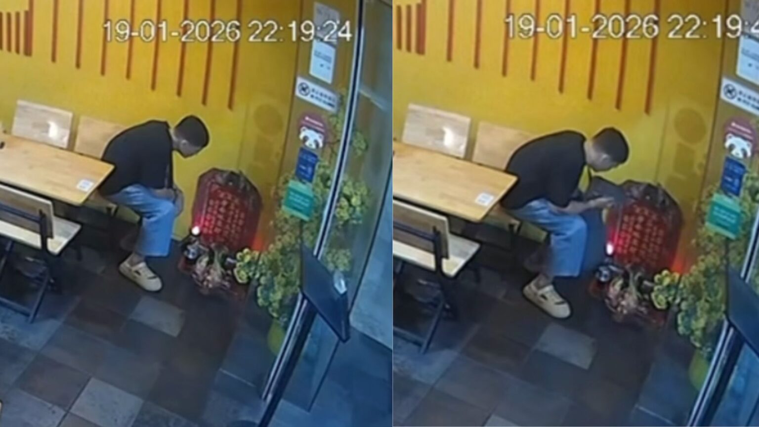 Man caught on camera stealing ‘God of Wealth’ and ‘Earth God’ from a ...