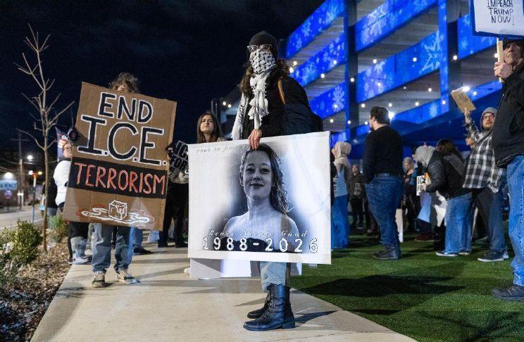 SLIDE SHOW: Local groups holds protest against ICE after shootings ...