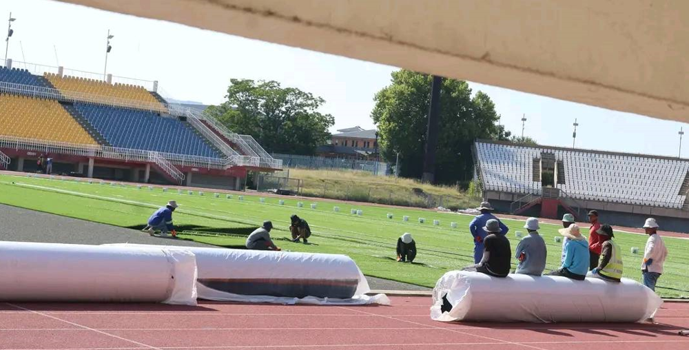 Setsoto Stadium turf installation gains momentum – CONVEN.ORG | HOME