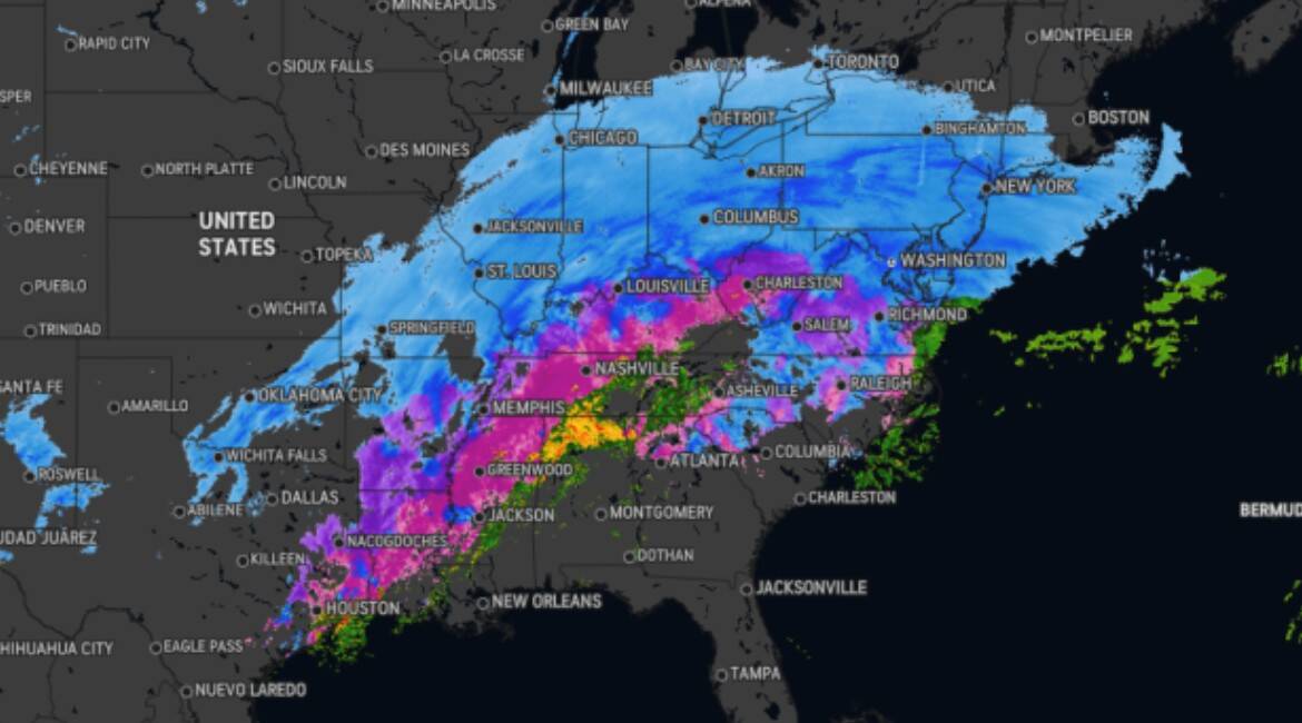 Severe Winter Storm in North America Halts Flights to Costa Rica ...