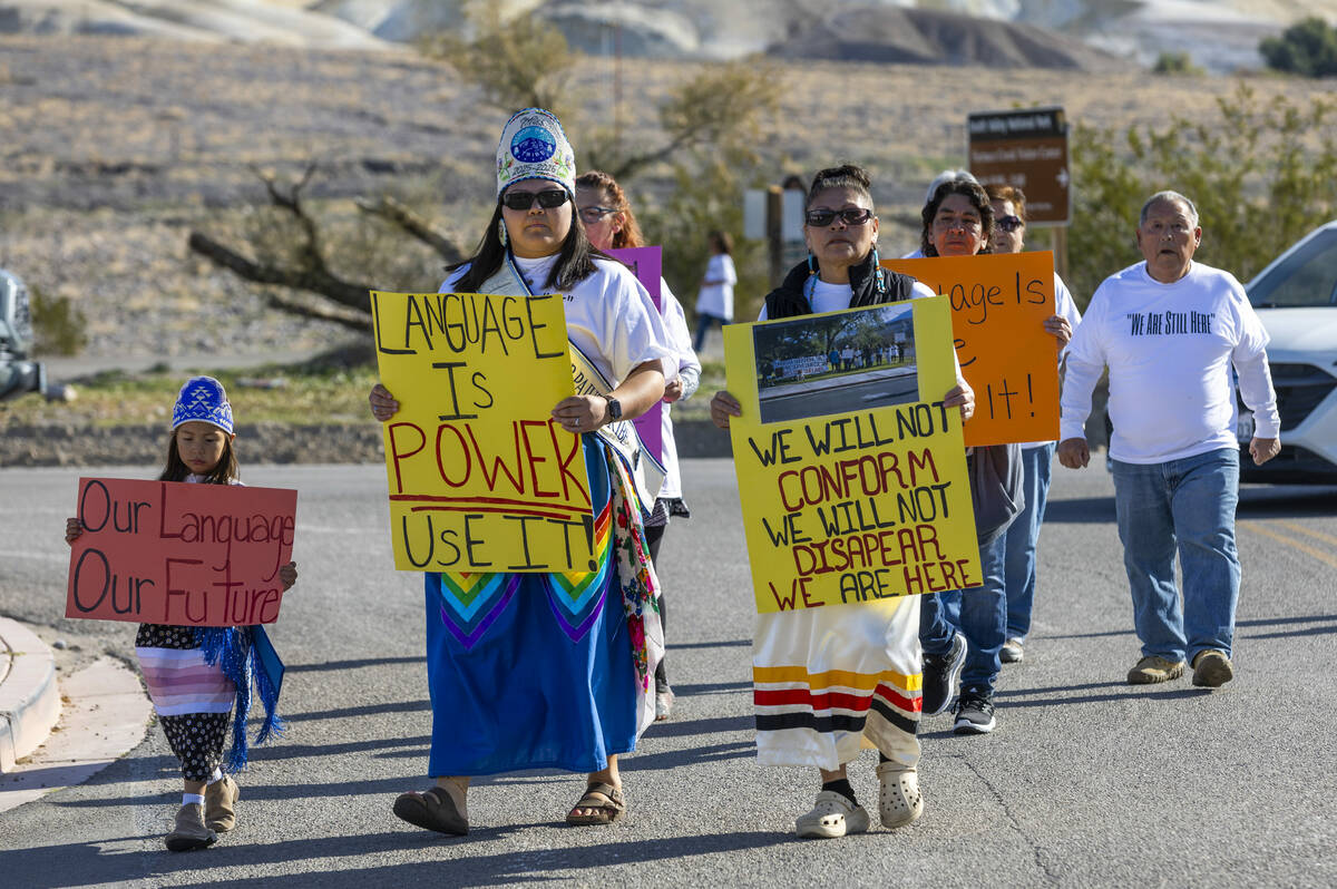 Timbisha Shoshone tribe in Death Valley National Park marches for ...