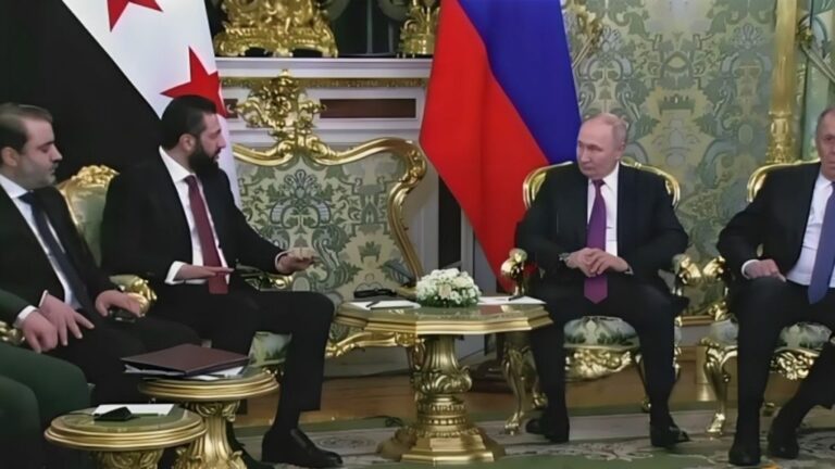 al-Sharaa from Moscow: Russia Has a Historic Role in Syria’s Stability ...