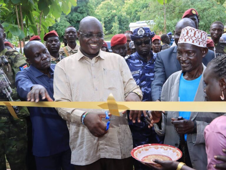 Governor Adil launches construction of Kajo-Keji County headquarters ...